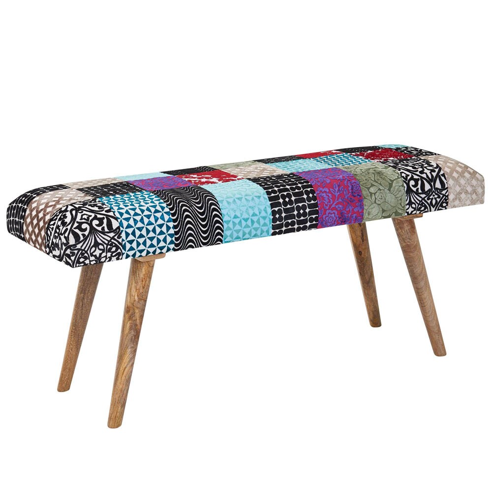 WOHNLING Sitzbank WL6.477 bunt Stoff 117,0 cm >> büroshop24