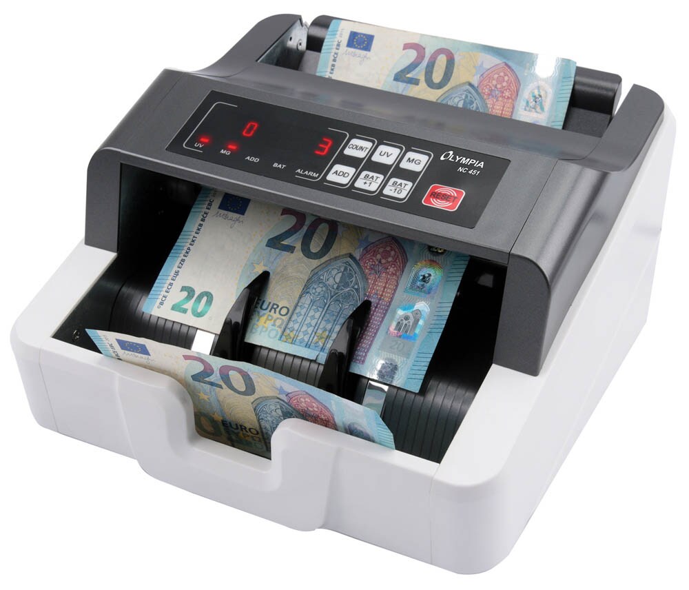 OLYMPIA Banknotenzähler NC 451, 1 St. >> büroshop24
