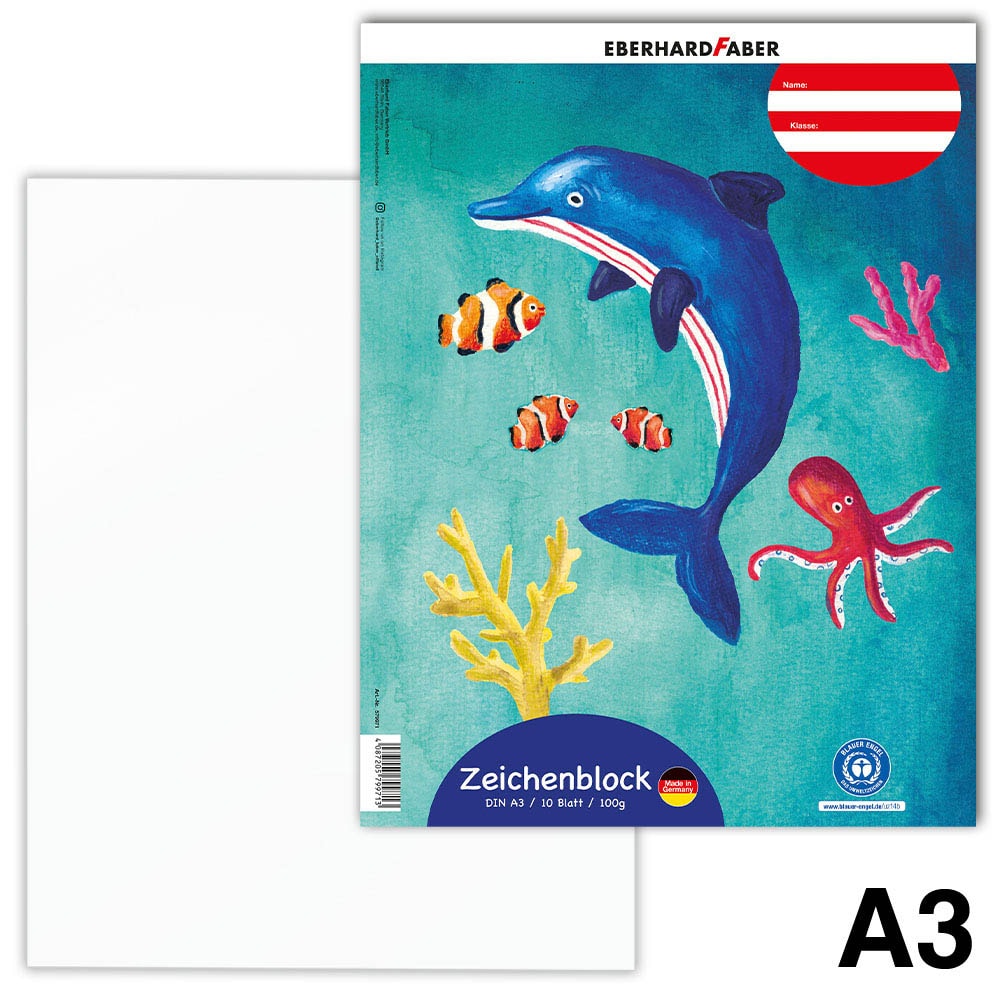EBERHARD FABER Zeichenblock DIN A3 >> büroshop24