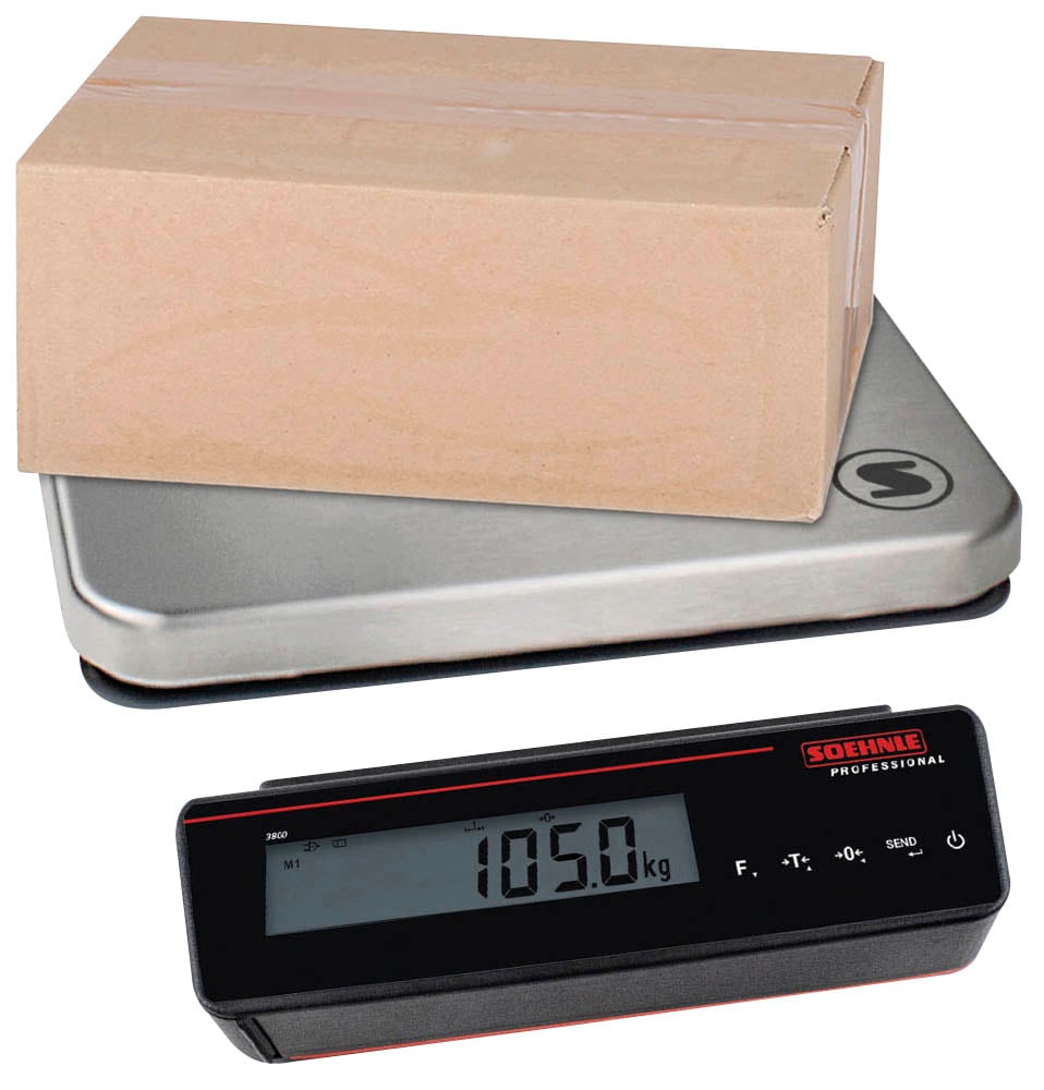 SOEHNLE PROFESSIONAL Paketwaage 9065 silber für max. 30,0 kg >> büroshop24