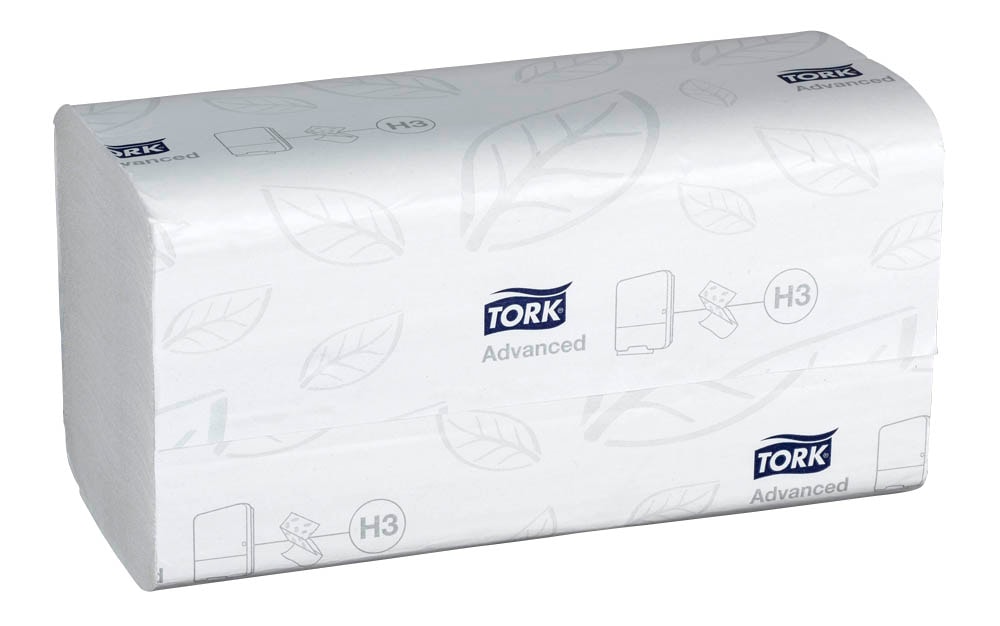 TORK Papierhandtücher 290163 H3 Advanced Soft Zick-Zack-Falzung 2-lagig ...
