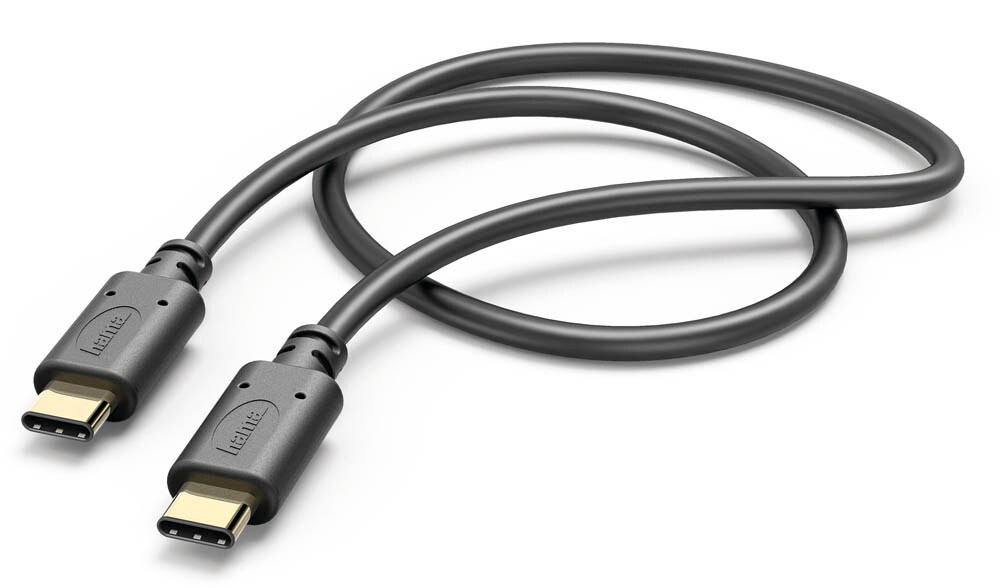 hama USB C Kabel 1,5 m schwarz, 1 St. >> büroshop24