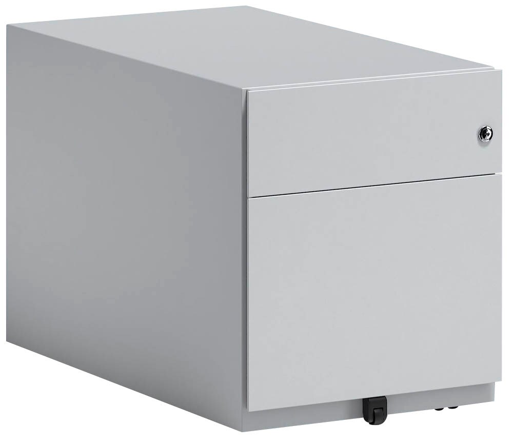 BISLEY Note Rollcontainer lichtgrau 2 Auszüge 42,0 x 77,5 x 49,5 cm ...