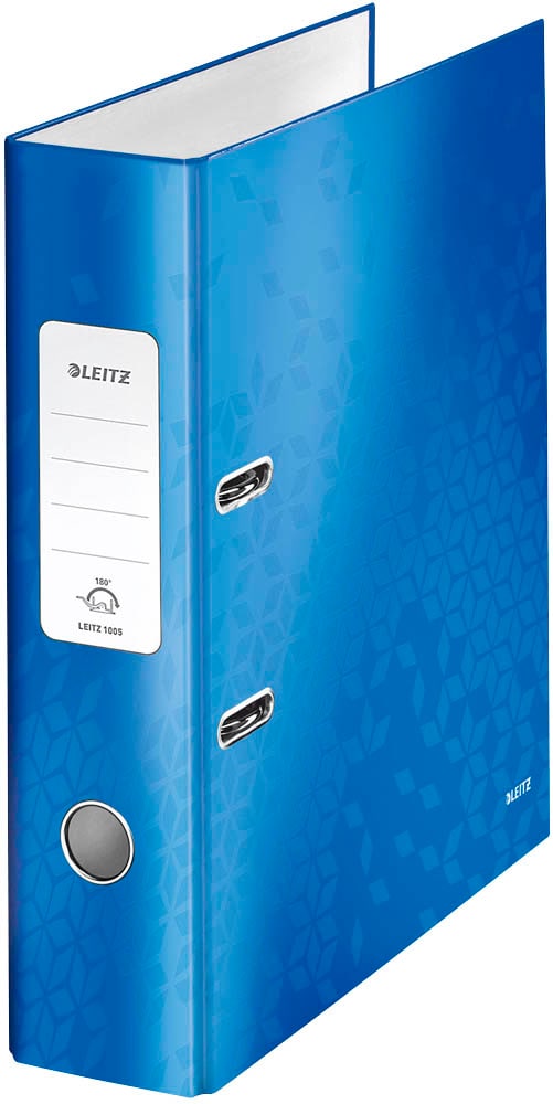 LEITZ Ordner blau Karton 8,0 cm DIN A4, 1 St. >> büroshop24