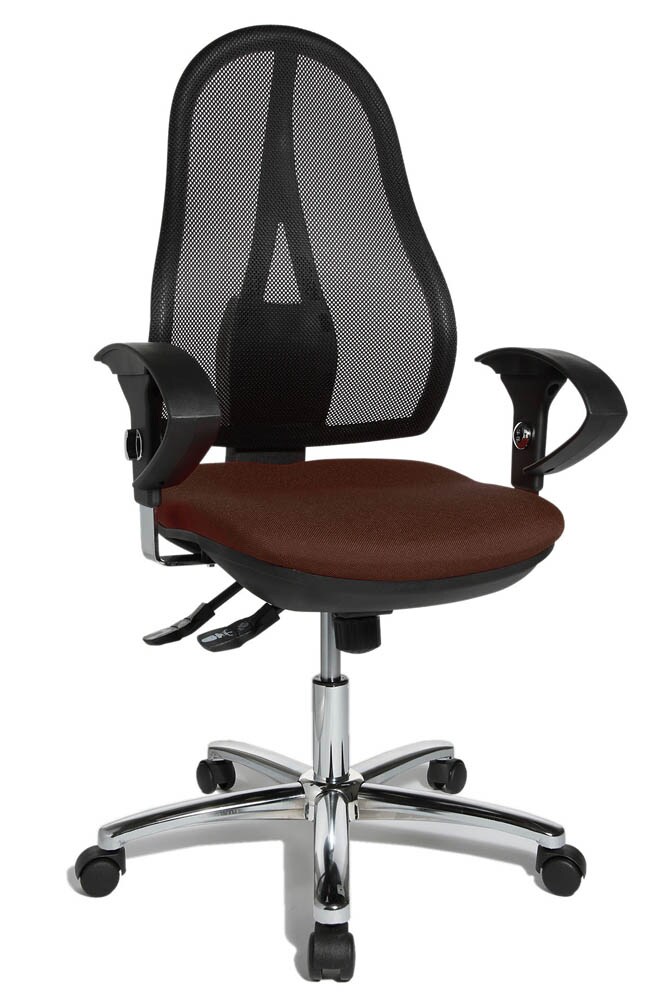 Topstar Bürostuhl Open Point Sy Deluxe Op290u G08 Stoff Braun Gestell