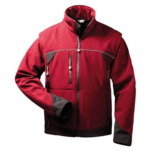 elysee® Herren Softshelljacke 2-in-1 "SIGMA" rot Größe 2XL >> büroshop24