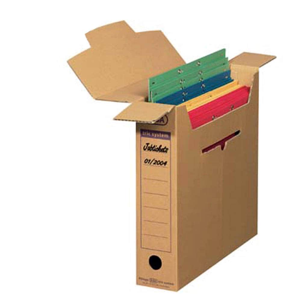 ELBA Archivboxen tric system braun 8,0 x 34,1 x 31,5 cm, 12 St ...