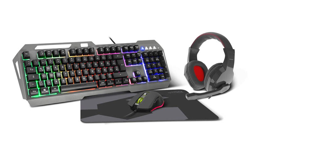 speedlink LUNERA 4in1 Illuminated Gaming Set Gaming-Set kabelgebunden ...