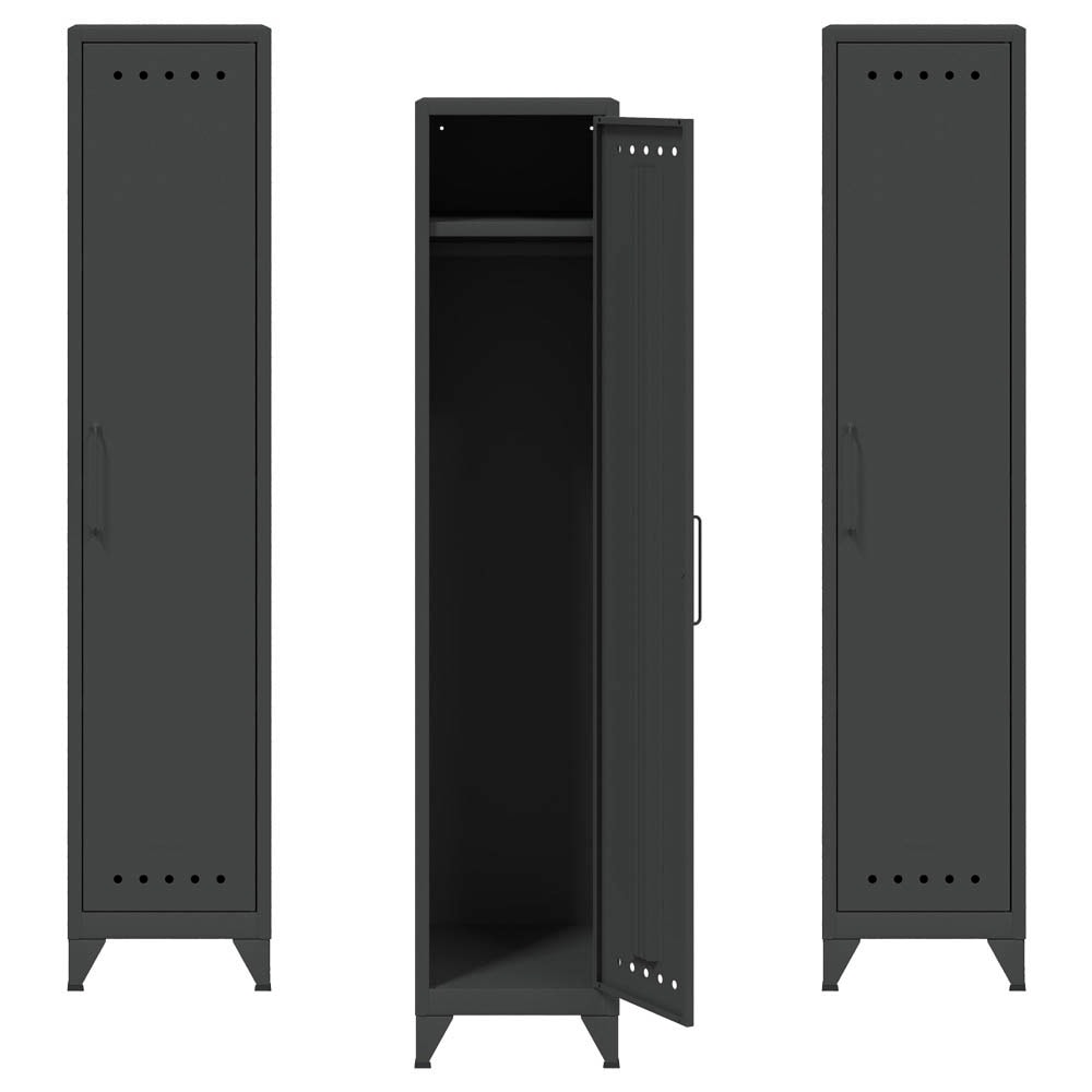 AKTION: 3 BISLEY Stahlschränke Fern Locker FERLOC3S634P3 anthrazitgrau ...