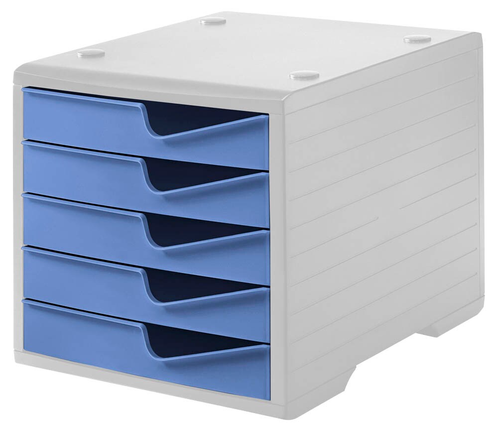 styro Schubladenbox styroswingbox cornflower 275-8430.6281, DIN A4 mit ...