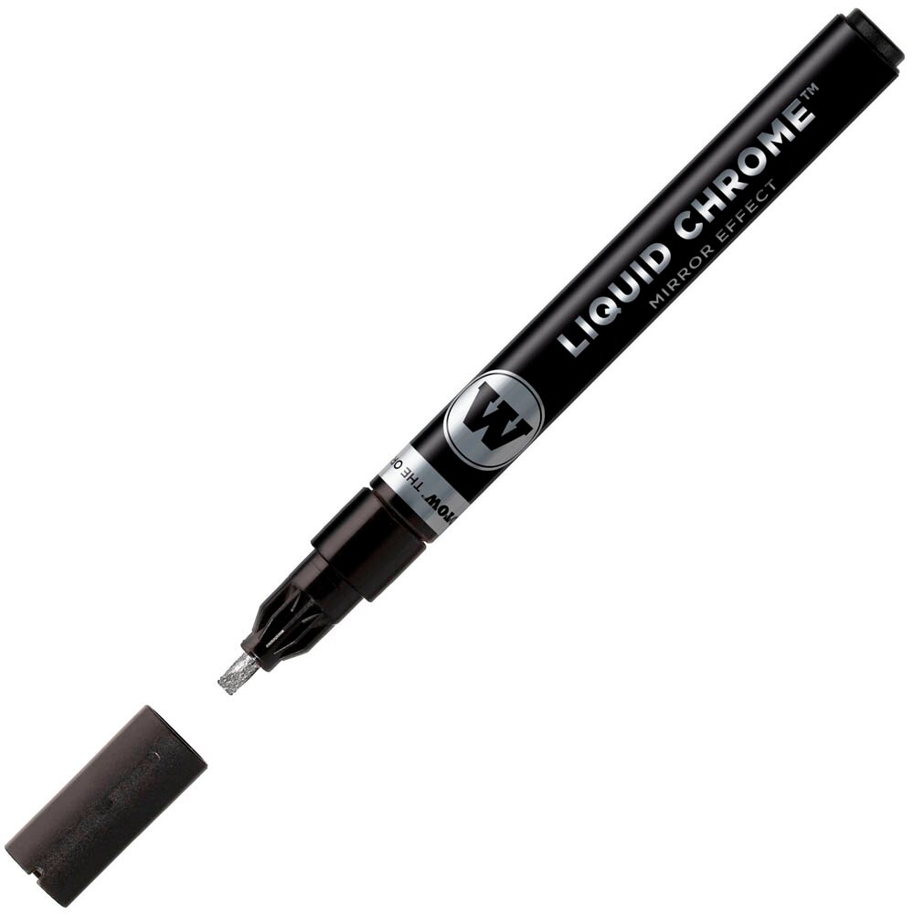MOLOTOW LIQUID CHROME™ Calligraphy Acrylstift silber 3,0 mm, 1 St ...