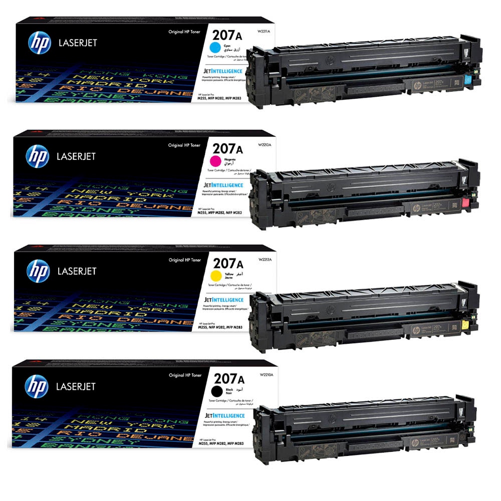HP 207A (W2210A/W2211A/W2213A/W2212A) schwarz, cyan, magenta, gelb ...