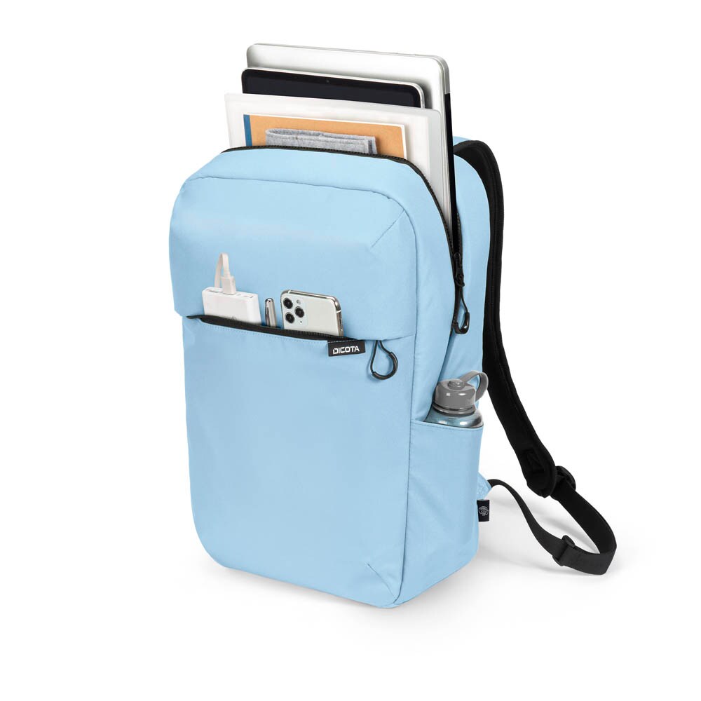 DICOTA Laptop-Rucksack COMMUTER Kunstfaser ice blue 16,0 l bis 40,6 cm ...