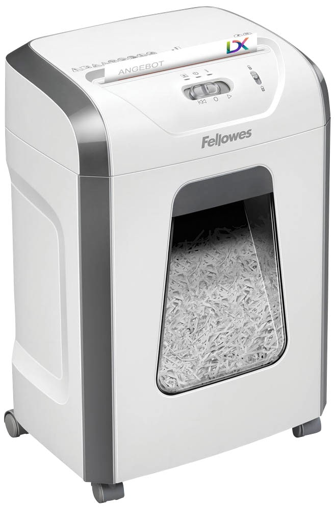 AKTION: Fellowes Powershred 15C Aktenvernichter mit Partikelschnitt P-4 ...