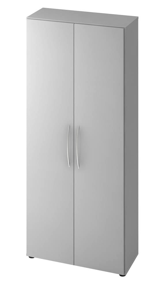 HAMMERBACHER Aktenschrank 4100, V4100/5/5/BM lichtgrau 4 Fachböden 80,0 ...