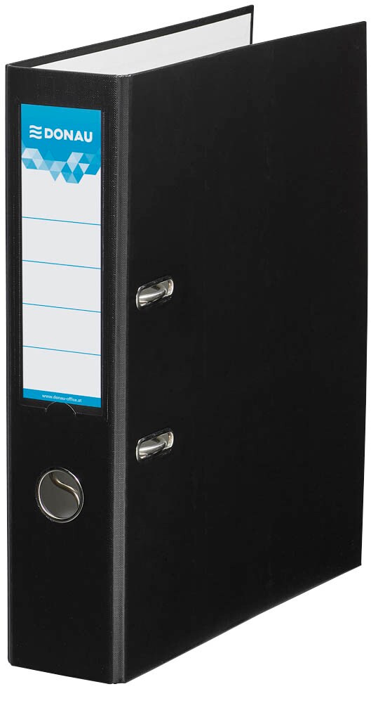 DONAU Klassik Ordner schwarz Karton 7,5 cm DIN A4, 1 St. >> büroshop24