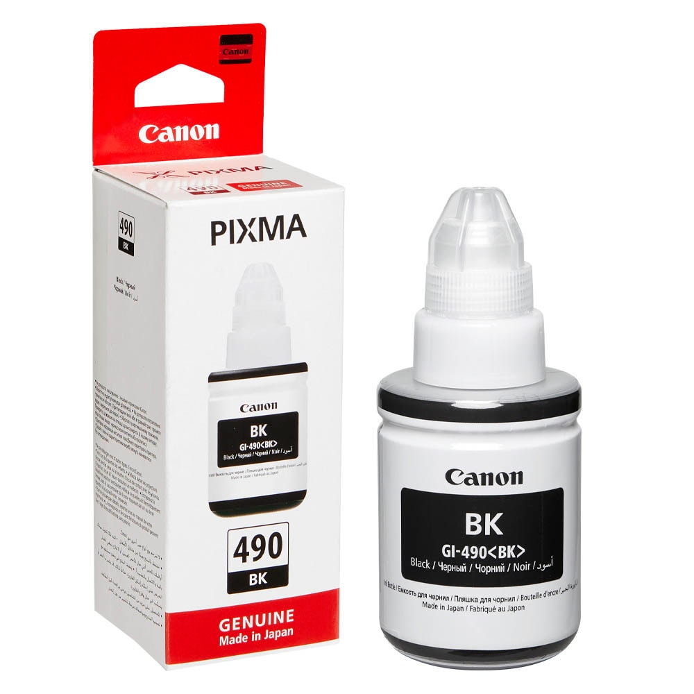 Canon GI-490 BK schwarz Tintenflasche >> büroshop24
