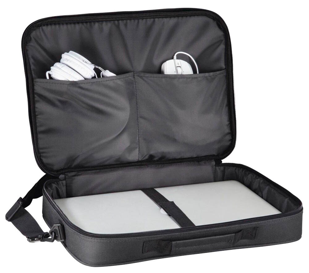 hama Laptoptasche Montego Kunstfaser schwarz 216440 bis 39,6 cm (15,6 ...
