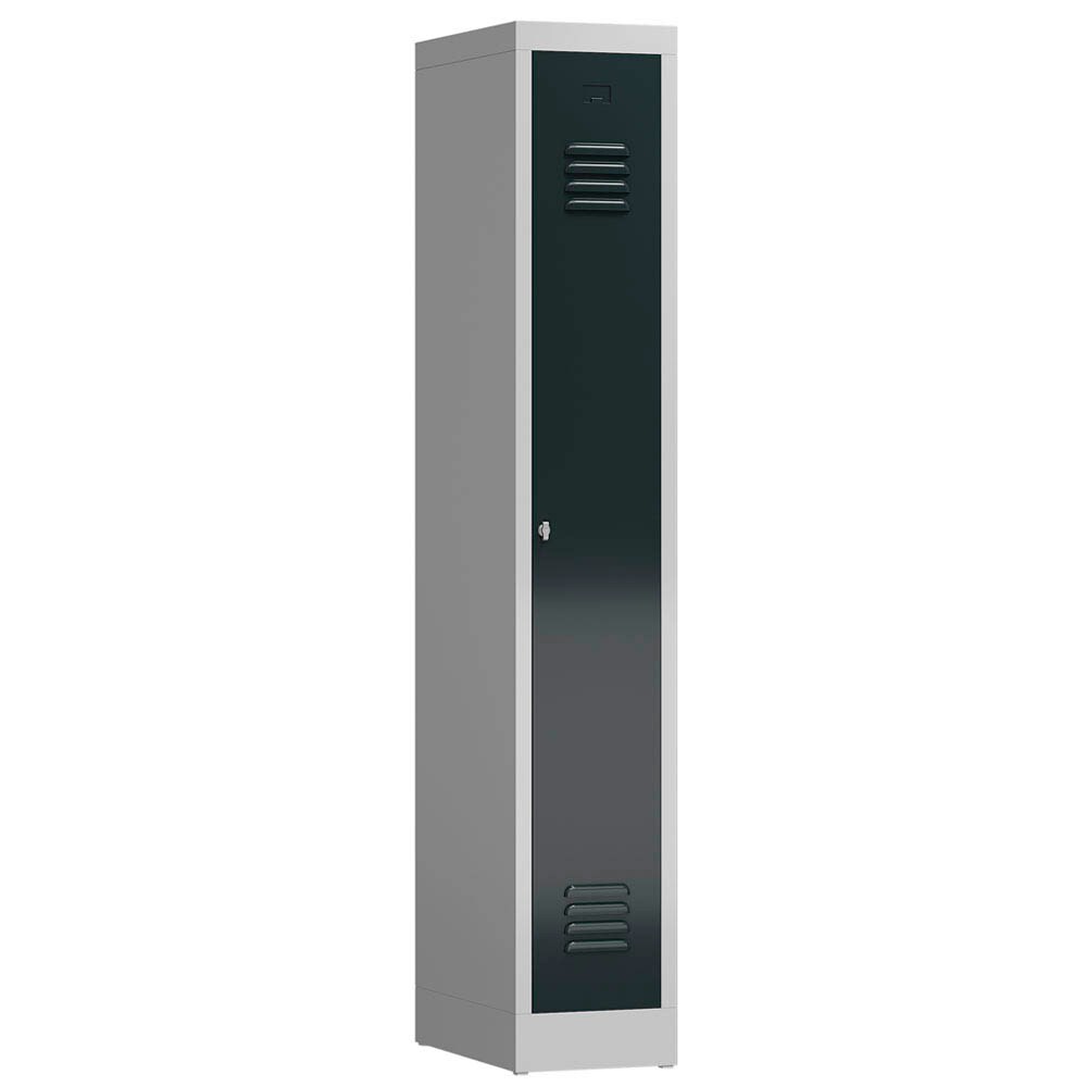 ClassiX Spind anthrazit, lichtgrau X-510118, 1 Schließfach 31,0 x 50,0 ...
