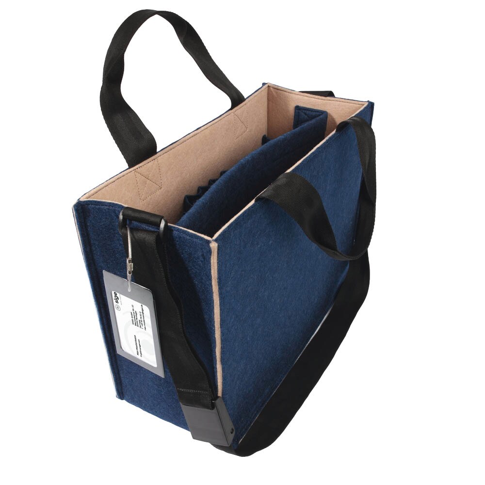 SIGEL Laptoptasche Hot Desking Bag Bicolor Recycling-PET dunkelblau ...