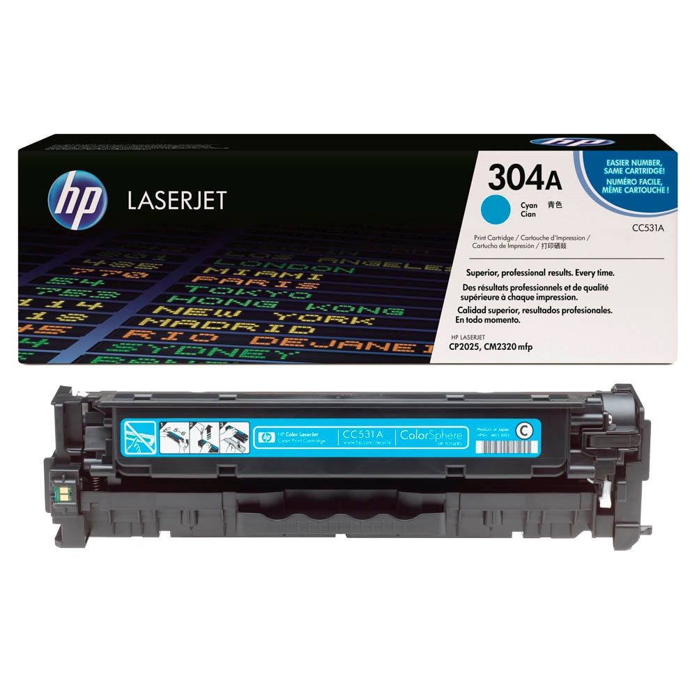 HP 304A (CC531A) cyan Tonerkartusche >> büroshop24