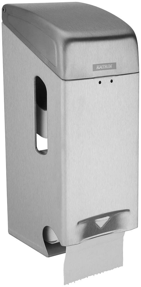 KATRIN Toilettenpapierspender 989706 silber gebürsteter Stahl, 1 St ...