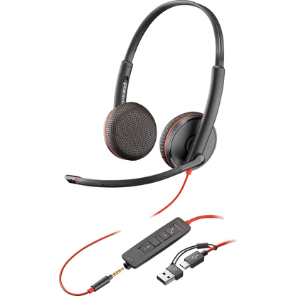 poly Blackwire 3225 Headset schwarz >> büroshop24