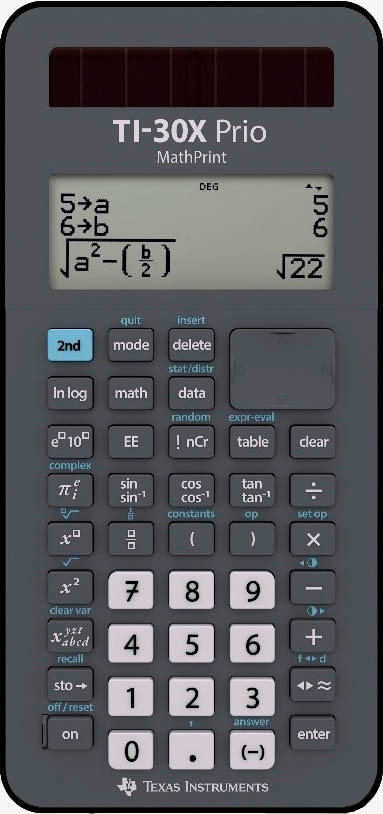 TEXAS INSTRUMENTS TI-30X Prio MathPrint™ Wissenschaftlicher ...