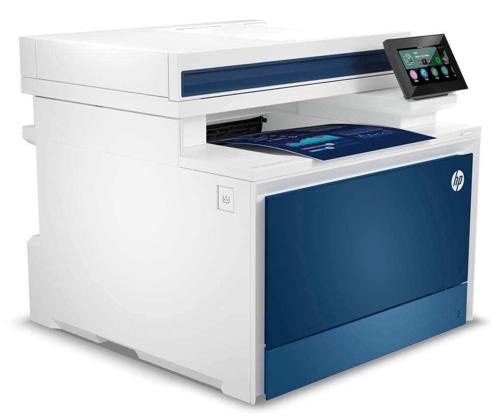 HP LaserJet Pro 4302FDN 4 in 1 Farblaser-Multifunktionsdrucker weiß ...