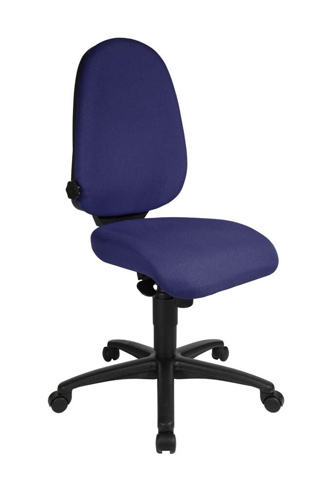 Topstar Bürostuhl Syncro Pro 5, S500 G26S Stoff blau, Gestell schwarz >> büroshop24