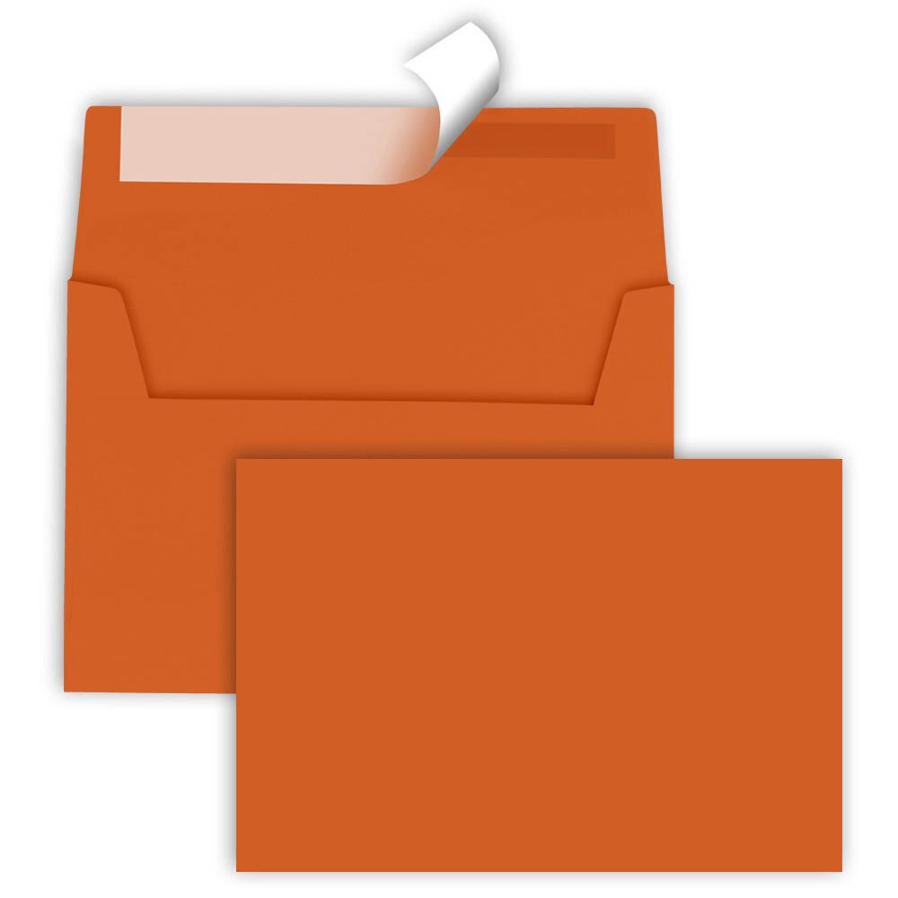 tecno Briefumschläge colors DIN C6 ohne Fenster intensivorange ...