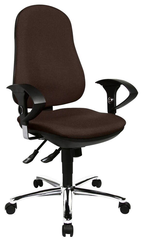 Topstar Bürostuhl Support Syncro Deluxe 8559u G08 Stoff Braun