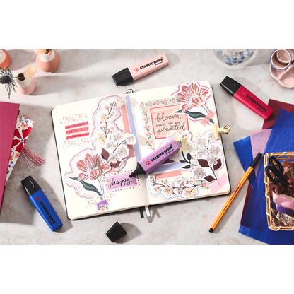 STABILO BOSS NatureCOLORS Wildflowers Textmarker lila, 1 St. >> büroshop24