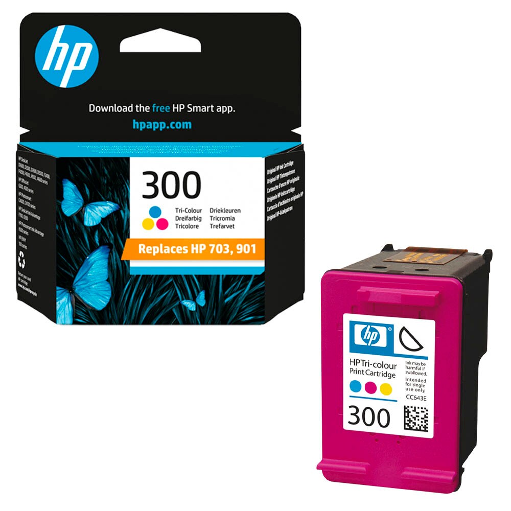 HP 300 (CC643EE) color Druckerpatrone >> büroshop24