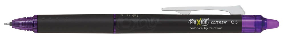 PILOT FRIXION point CLICKER Tintenroller schwarz 0,3 mm, Schreibfarbe ...
