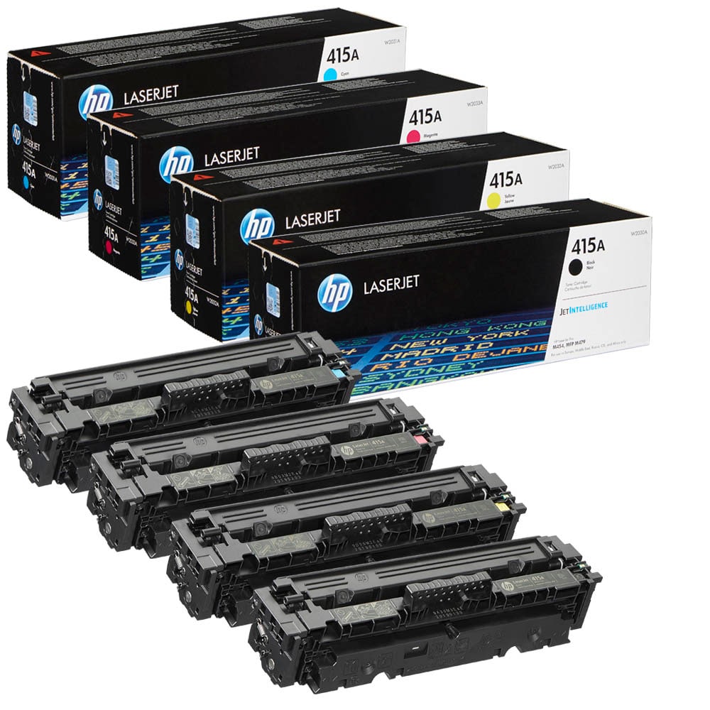 HP 415A (W2030A/W2031A/W2033A/W2032A) schwarz, cyan, magenta, gelb ...