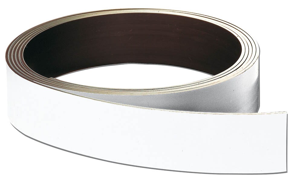 FRANKEN Magnetband weiß 4,0 cm x 10,0 m >> büroshop24