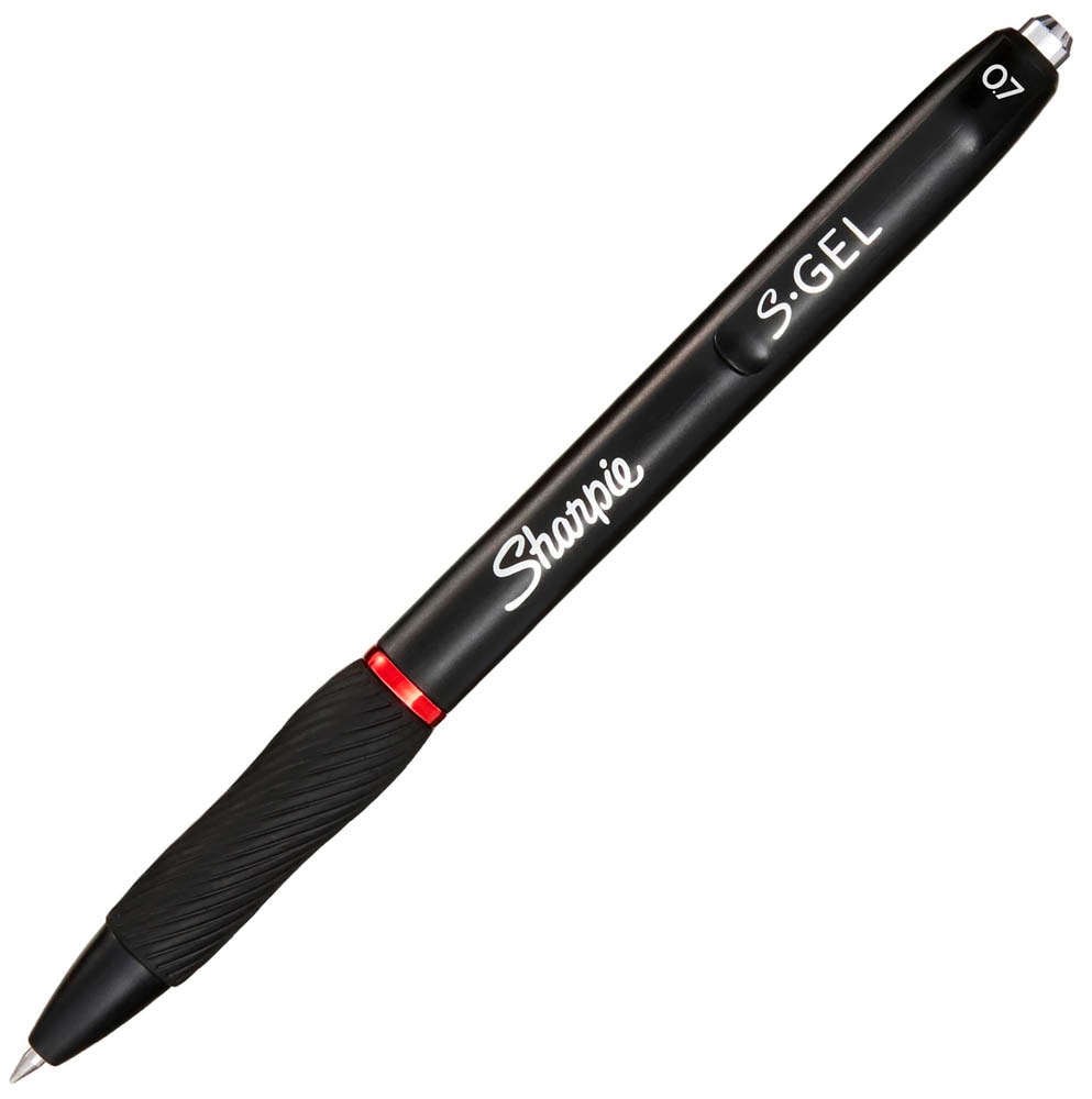 Sharpie S-GEL Gelschreiber schwarz, Schreibfarbe: rot, 1 St. >> büroshop24
