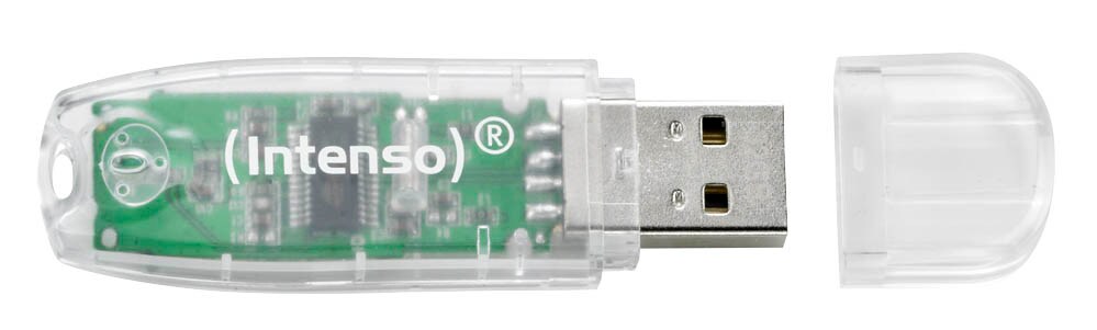 AKTION: Intenso USB-Stick Rainbow Line transparent 32 GB >> büroshop24