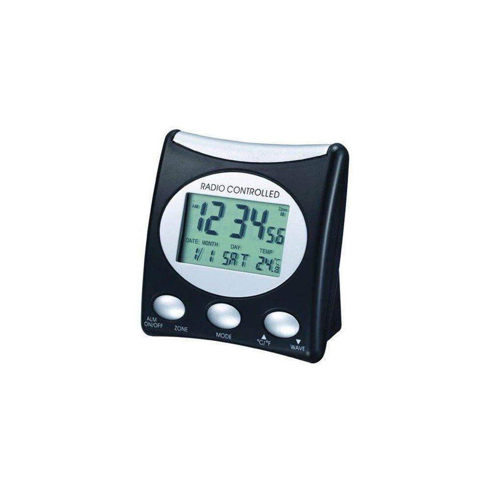 TechnoLine® digitaler Funkwecker WT-221-T schwarz Kunststoff >> büroshop24