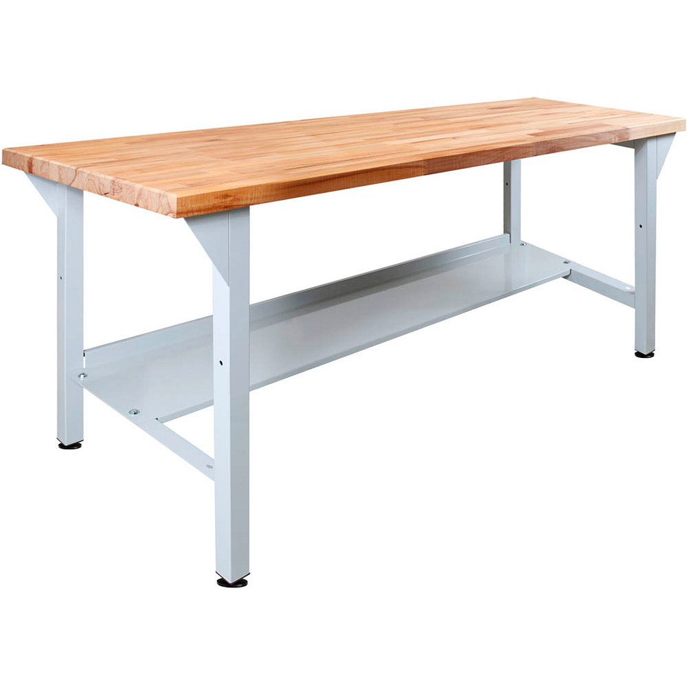 ADB Werkbank PROFI 2000 lichtgrau 200,0 x 75,0 x 85,0 cm >> büroshop24