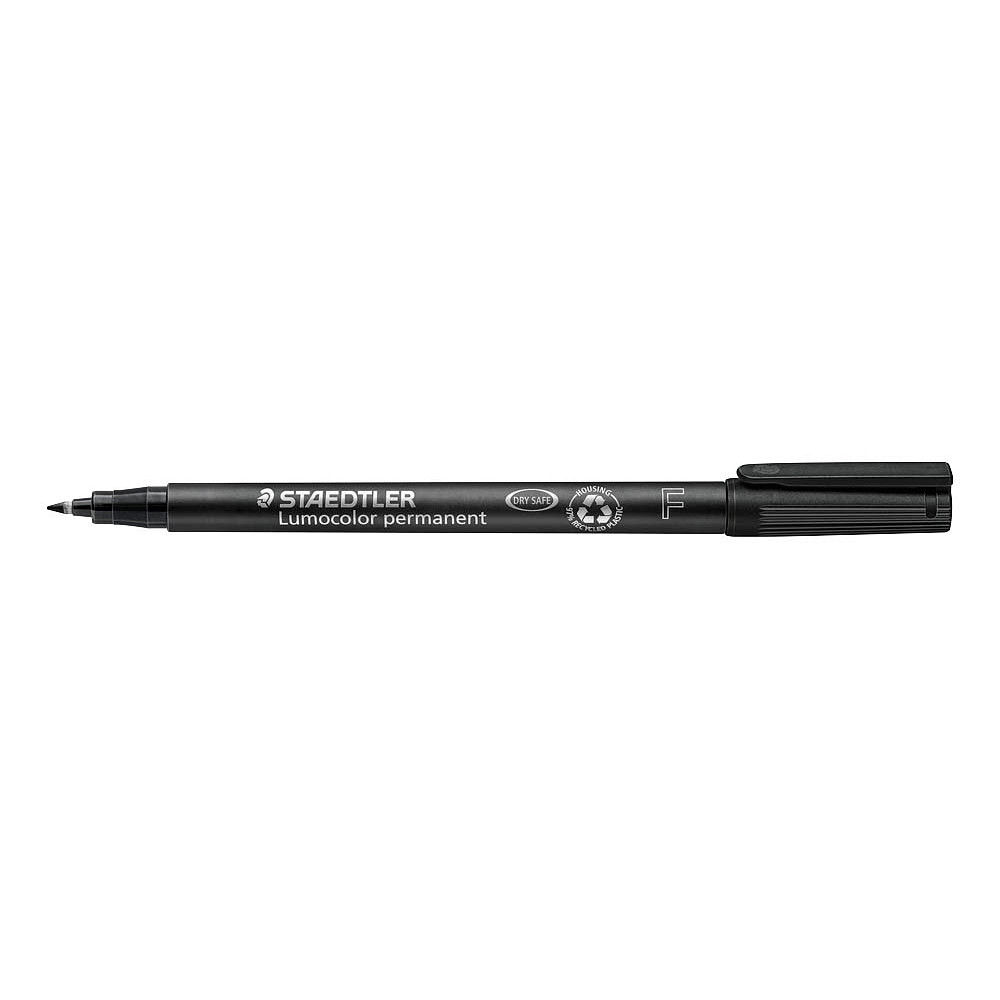 STAEDTLER Lumocolor Folienstift schwarz 0,6 mm permanent >> büroshop24
