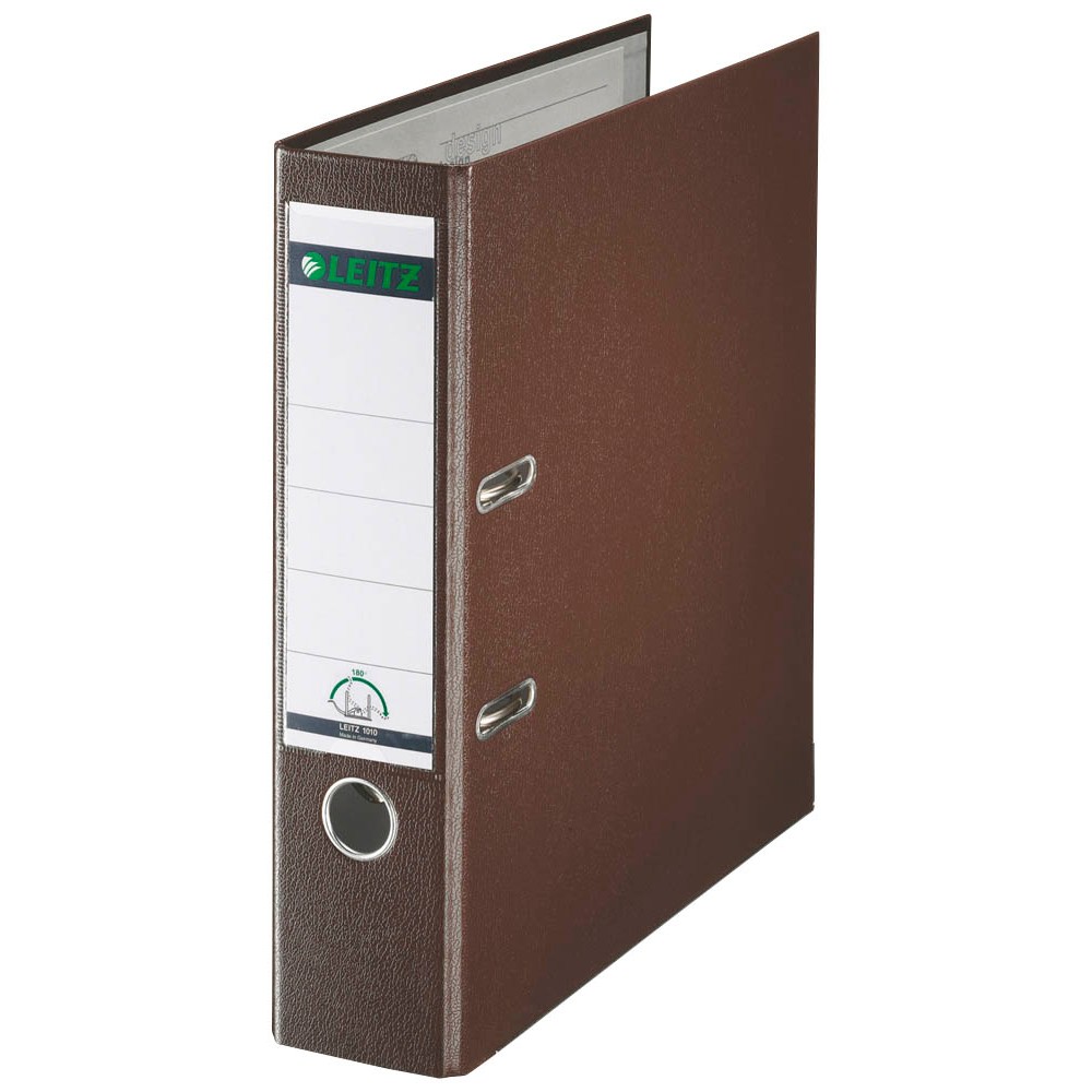 LEITZ 1010 Ordner braun Kunststoff 8,0 cm DIN A4 >> büroshop24