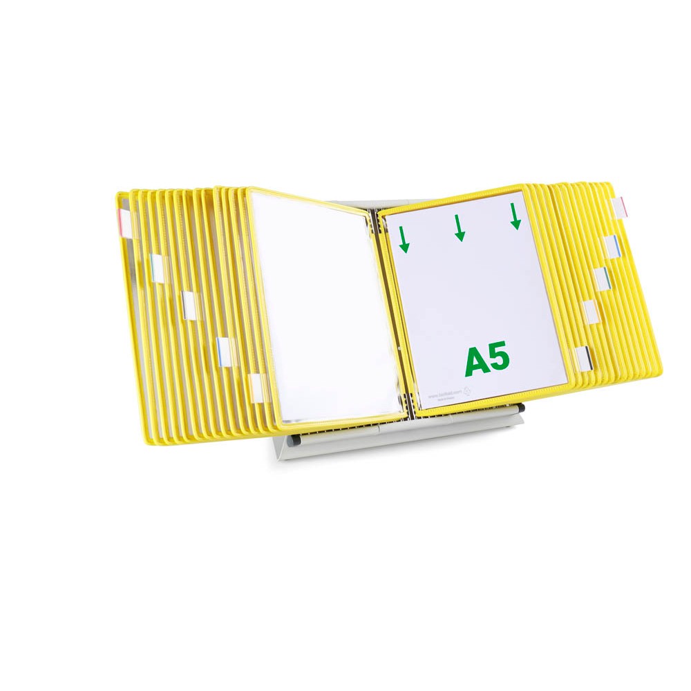 tarifold Sichttafelsystem 435304 DIN A5 gelb mit 30 St. Sichttafeln ...