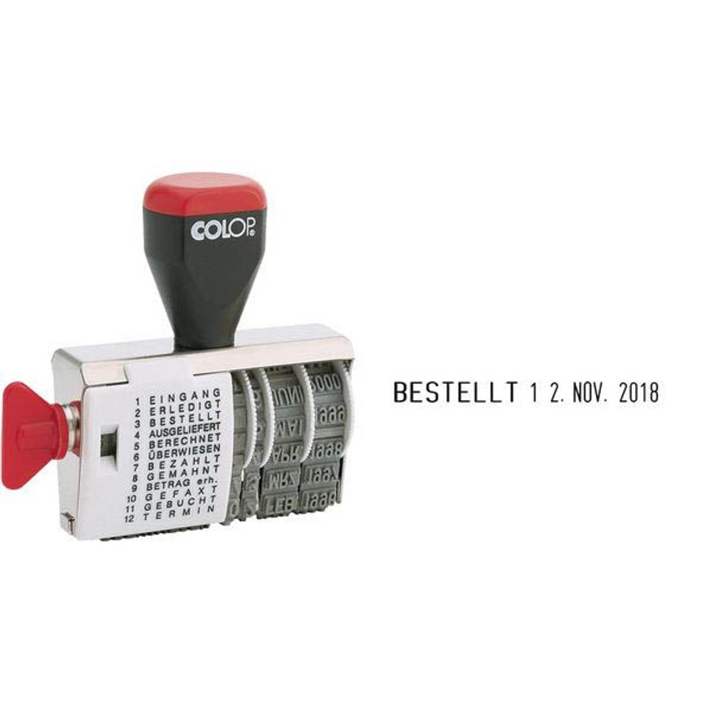COLOP Datumstempel mit Text 04000/WD >> büroshop24