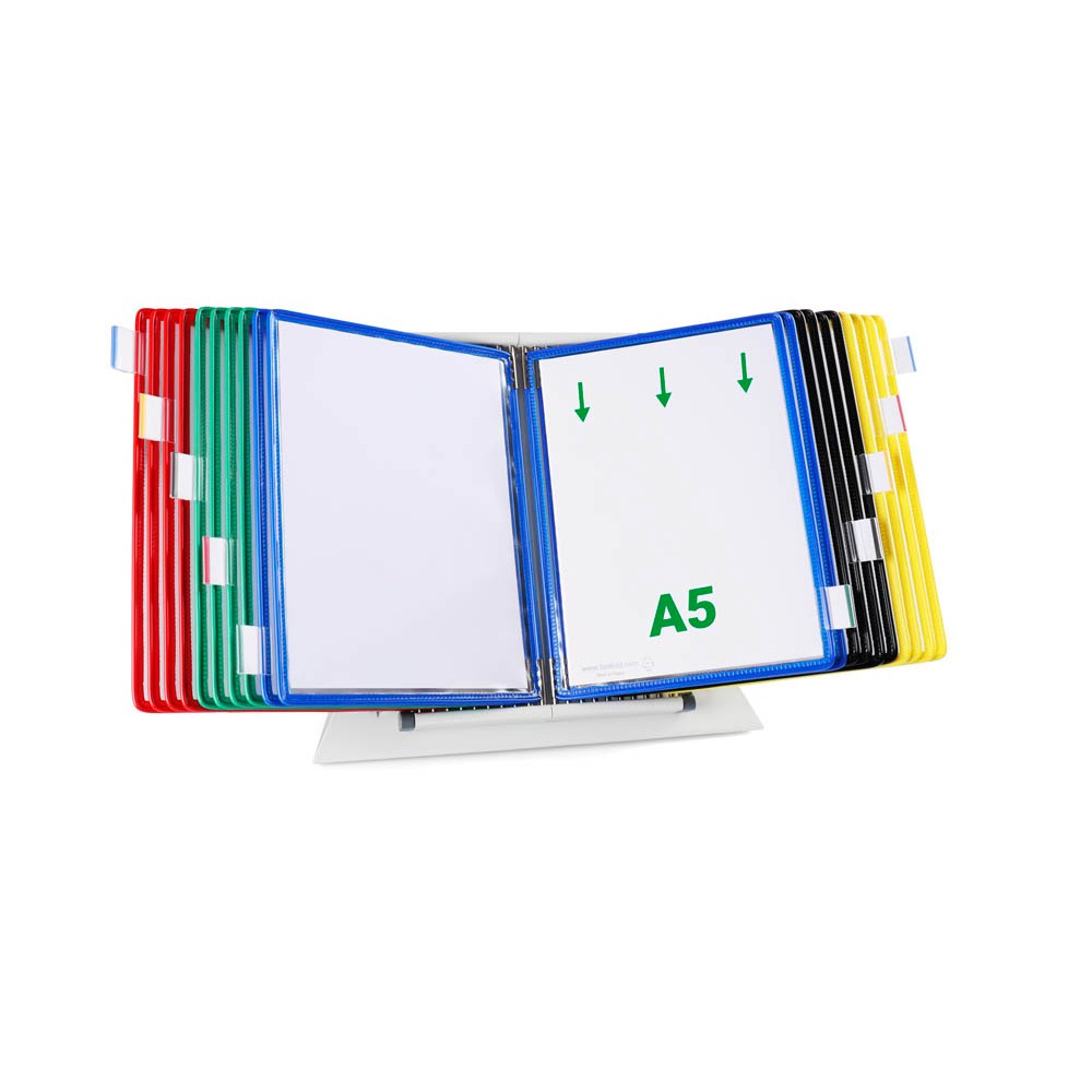 tarifold Sichttafelsystem 435209 DIN A5 farbsortiert mit 20 St ...